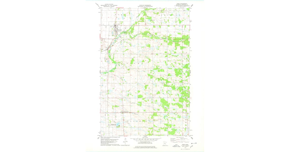 1978 Map of Pierz, MN — High-Res | Pastmaps