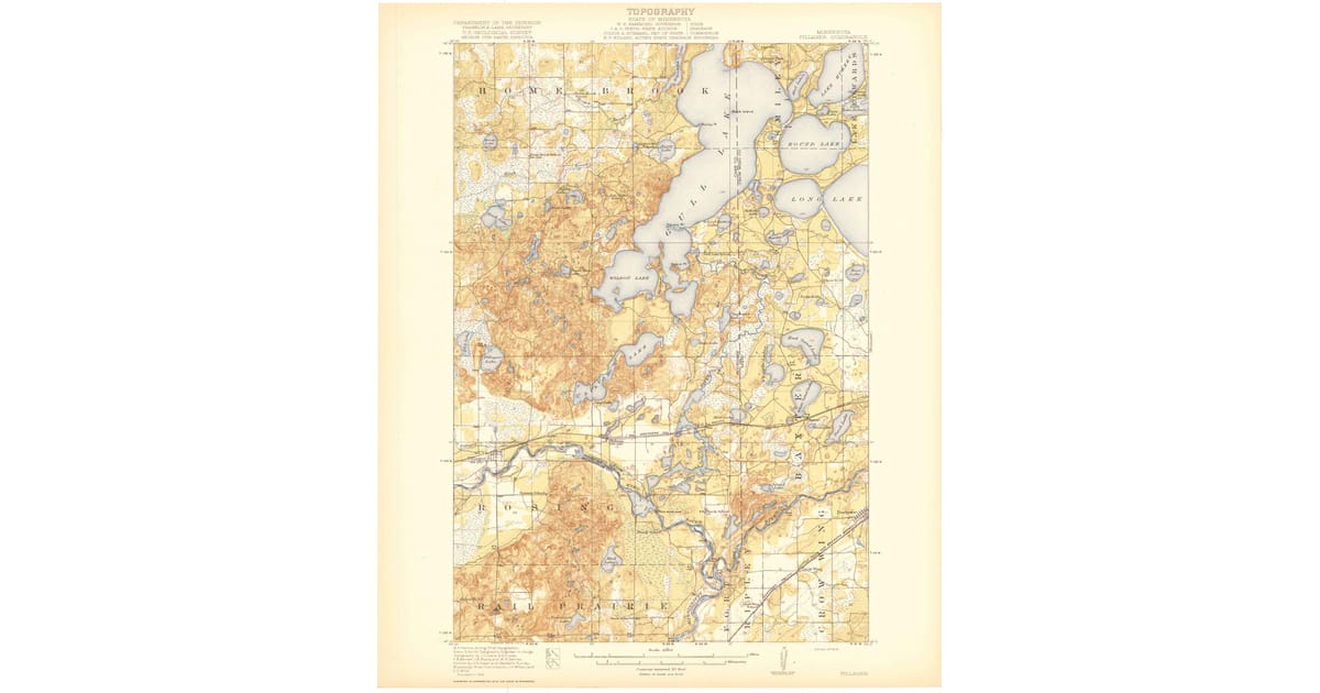 1919 Map of Pillager, MN — High-Res | Pastmaps