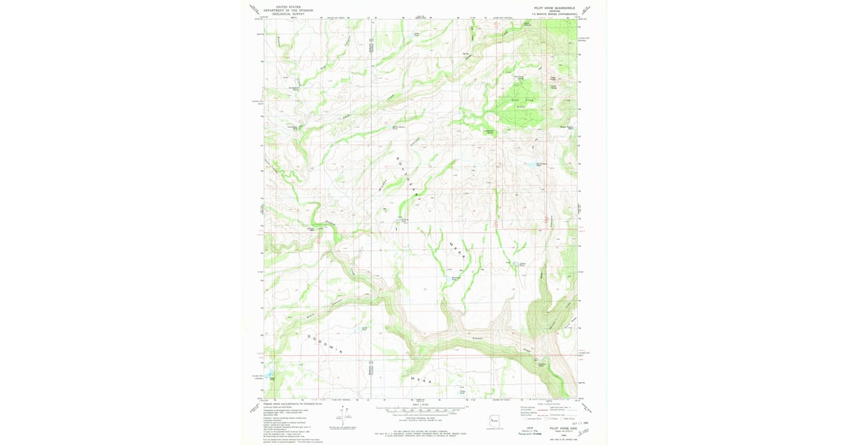 1980 Map of Pilot Knob, Yavapai County, AZ — High-Res | Pastmaps