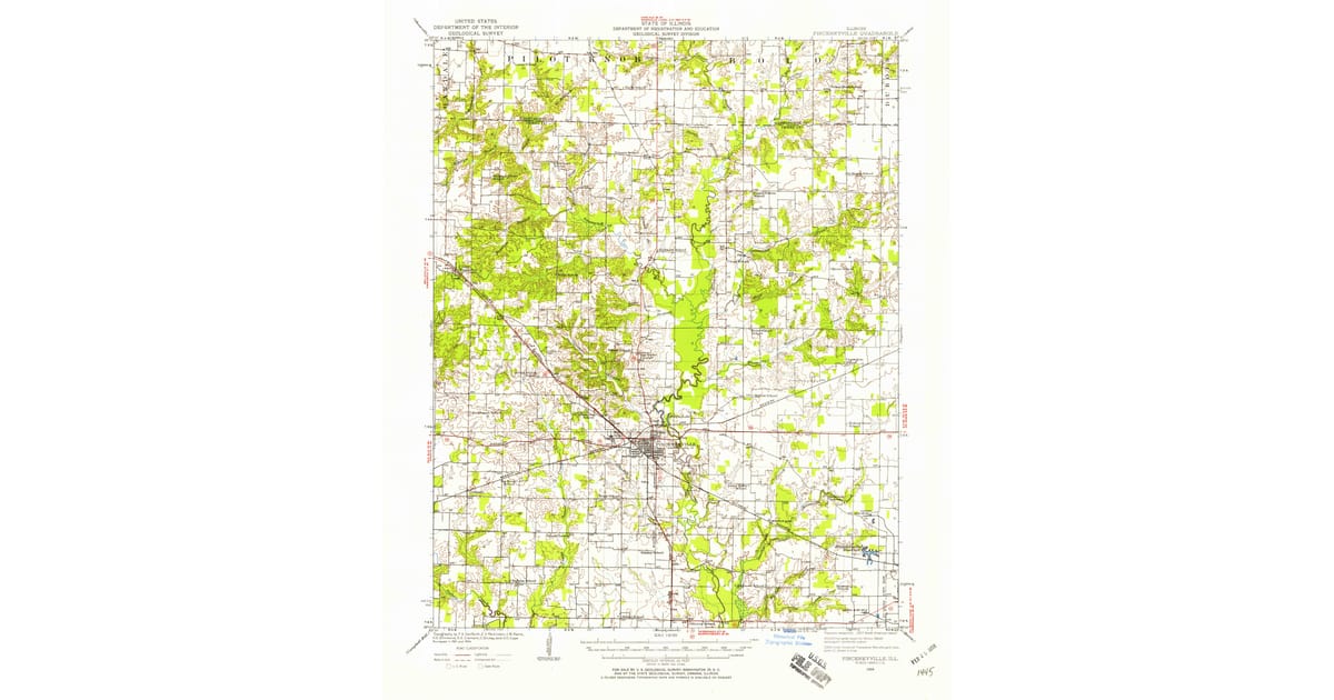 Old Historical Maps of Denny, IL | Pastmaps