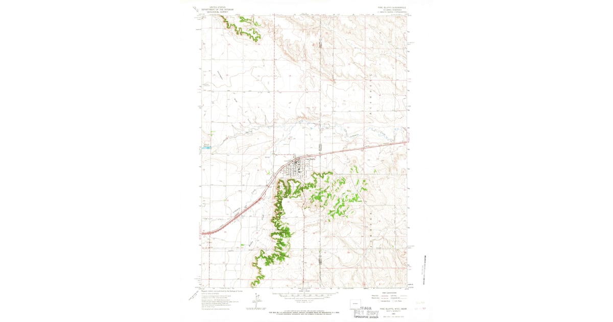 1960s Maps of Kimball County, NE | Pastmaps