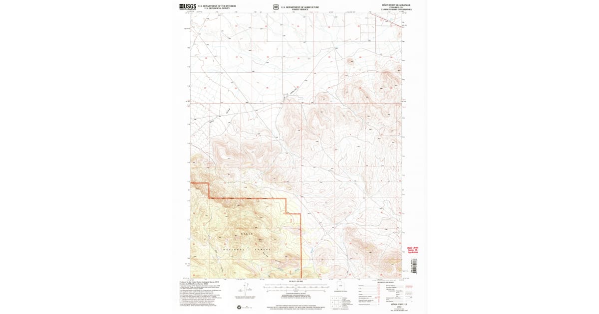 2002 Map of Pinon Point, Iron County, UT — High-Res | Pastmaps