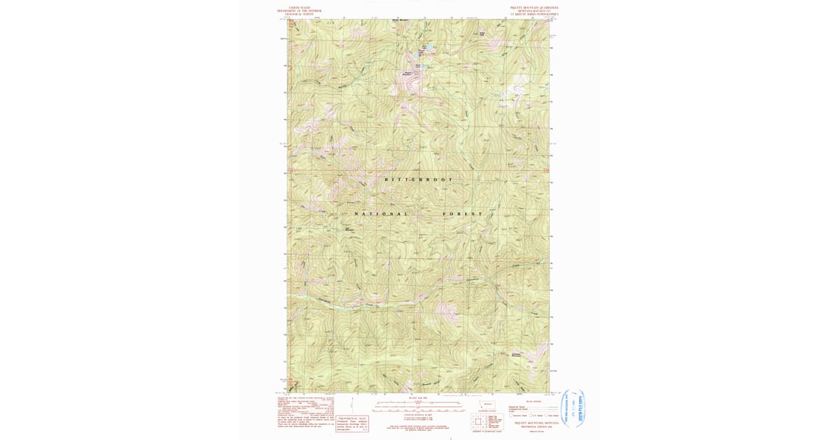 1990s Maps of Ravalli County, MT | Pastmaps