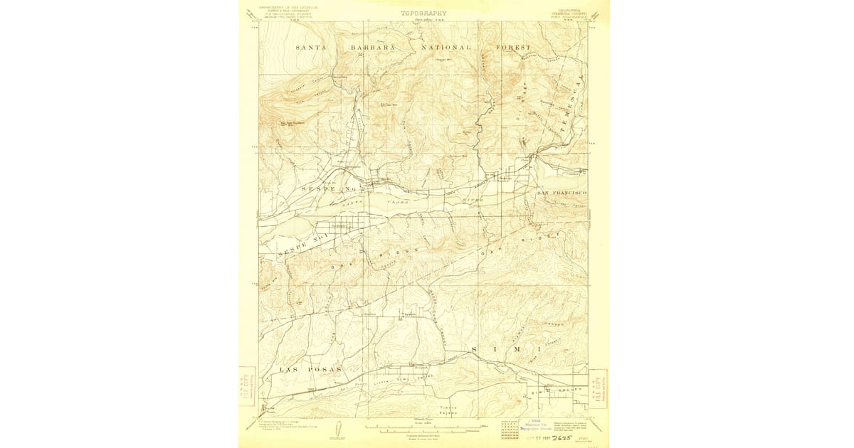 1920s Maps of Piru, CA | Pastmaps