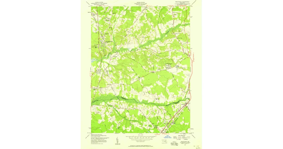 1950s Maps of Clinton Acres, Prince George's County | Pastmaps