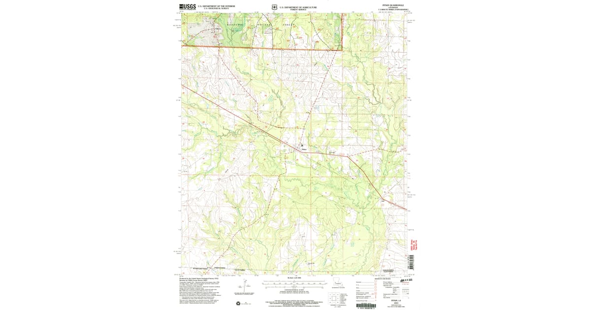 2000-2009 Maps of Beauregard Parish, LA | Pastmaps