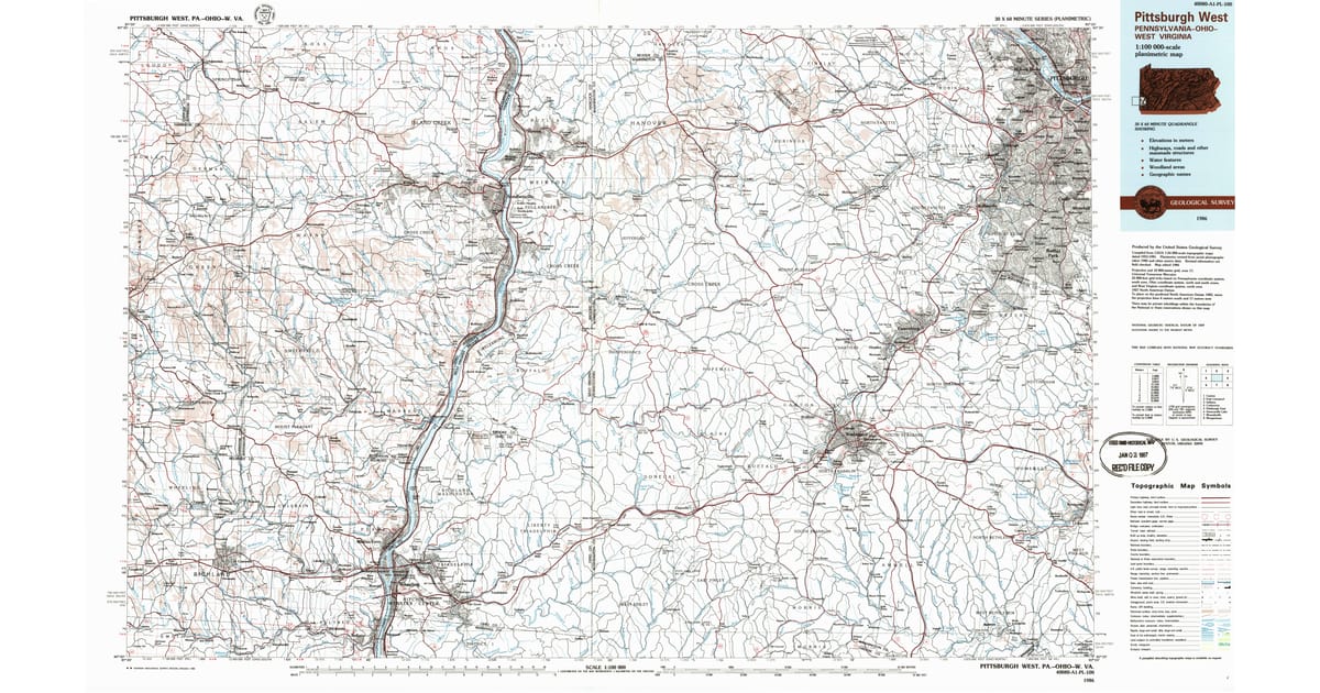 1980s Maps of Heidelberg, Allegheny County | Pastmaps