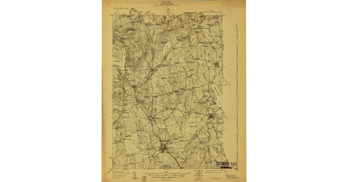 Old Maps of Newport, ME for Hiking & Exploration | Pastmaps