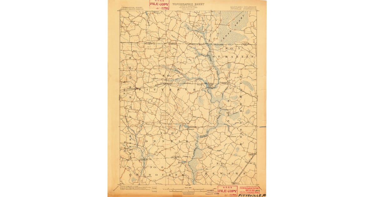 Old Maps of Greenland, MD | Pastmaps