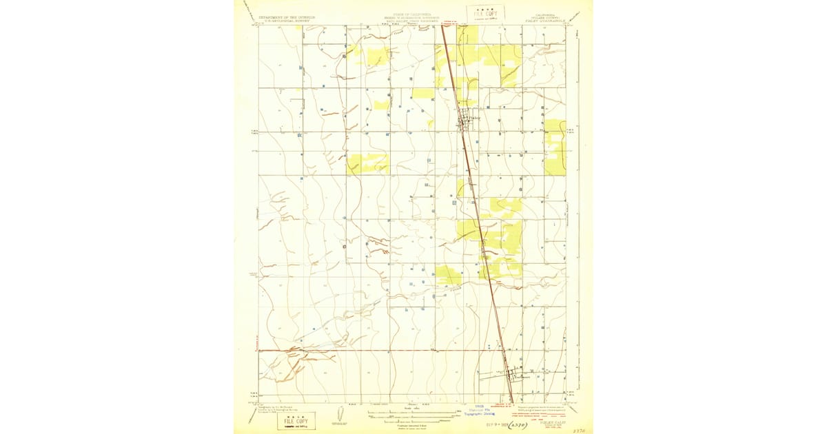 Old Maps of Pixley, CA | Pastmaps