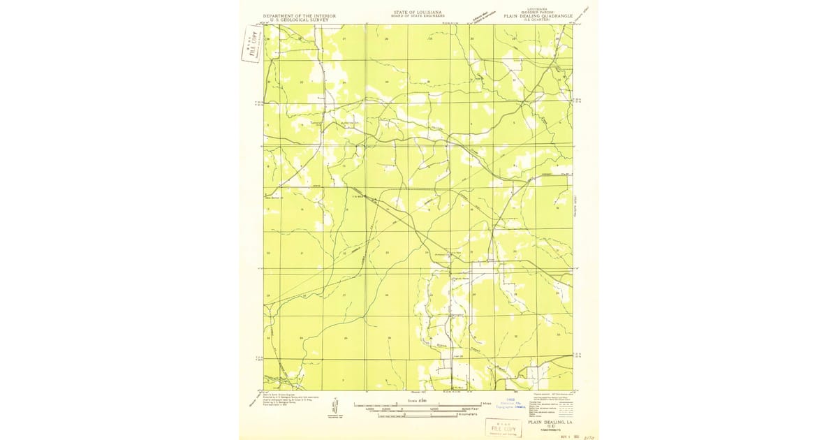 Old Maps of Ivan, LA | Pastmaps