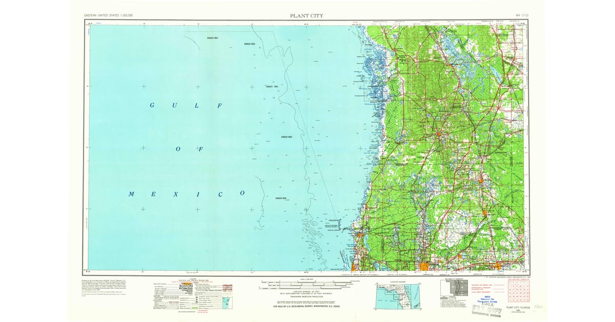 Old Maps of Port Lonesome, FL for Academic Research | Pastmaps