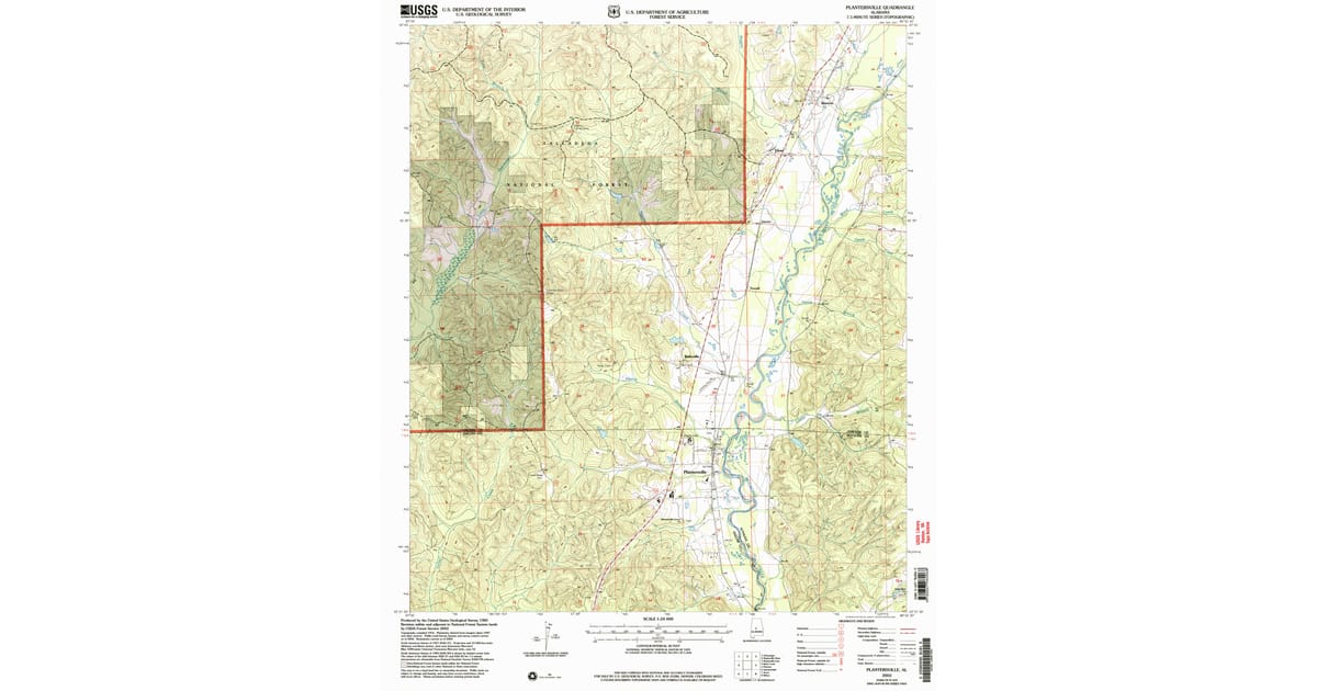 2000-2009 Maps of Autauga County, AL | Pastmaps
