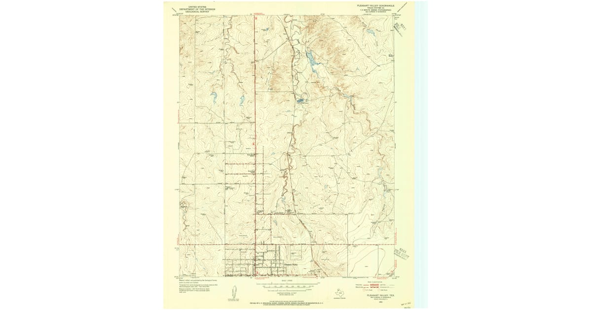1950s Maps of Amarillo, TX | Pastmaps