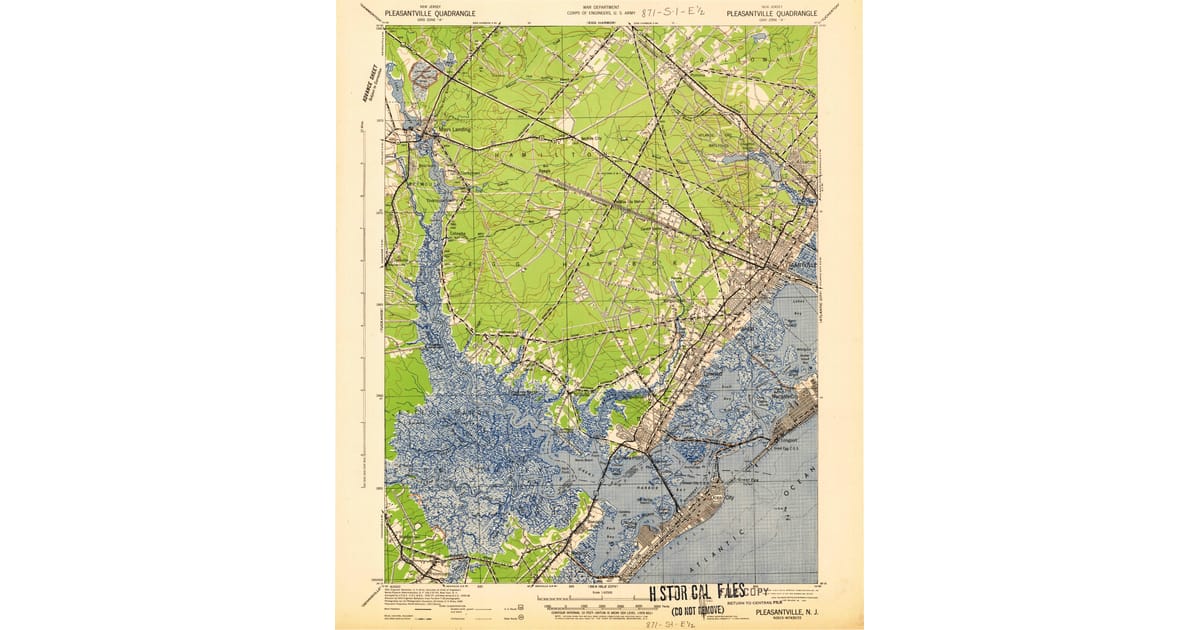 1940s Maps of Scullville, Egg Harbor Township | Pastmaps