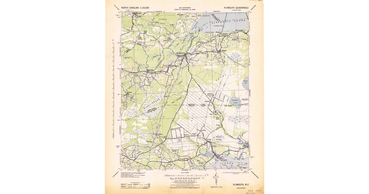 Old Maps of Skinnersville, NC for Hiking & Exploration | Pastmaps