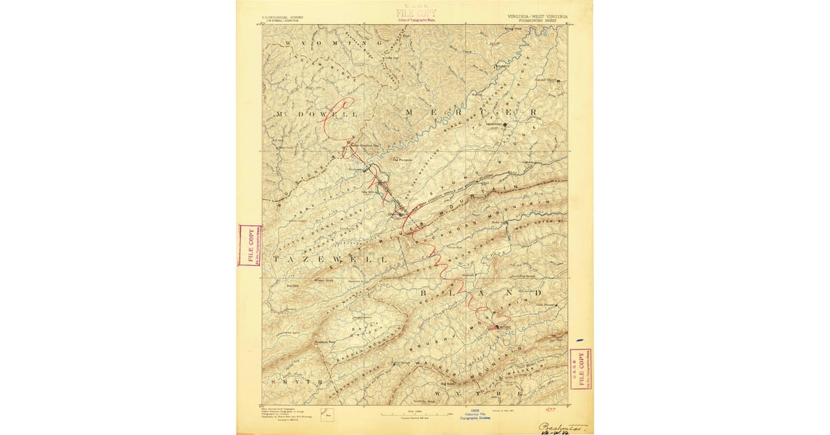 1890s Maps of Maple Acre, WV | Pastmaps