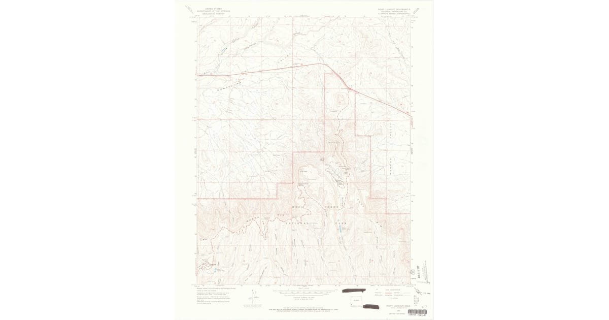 1965 Map of Point Lookout, Montezuma County, CO — High-Res | Pastmaps