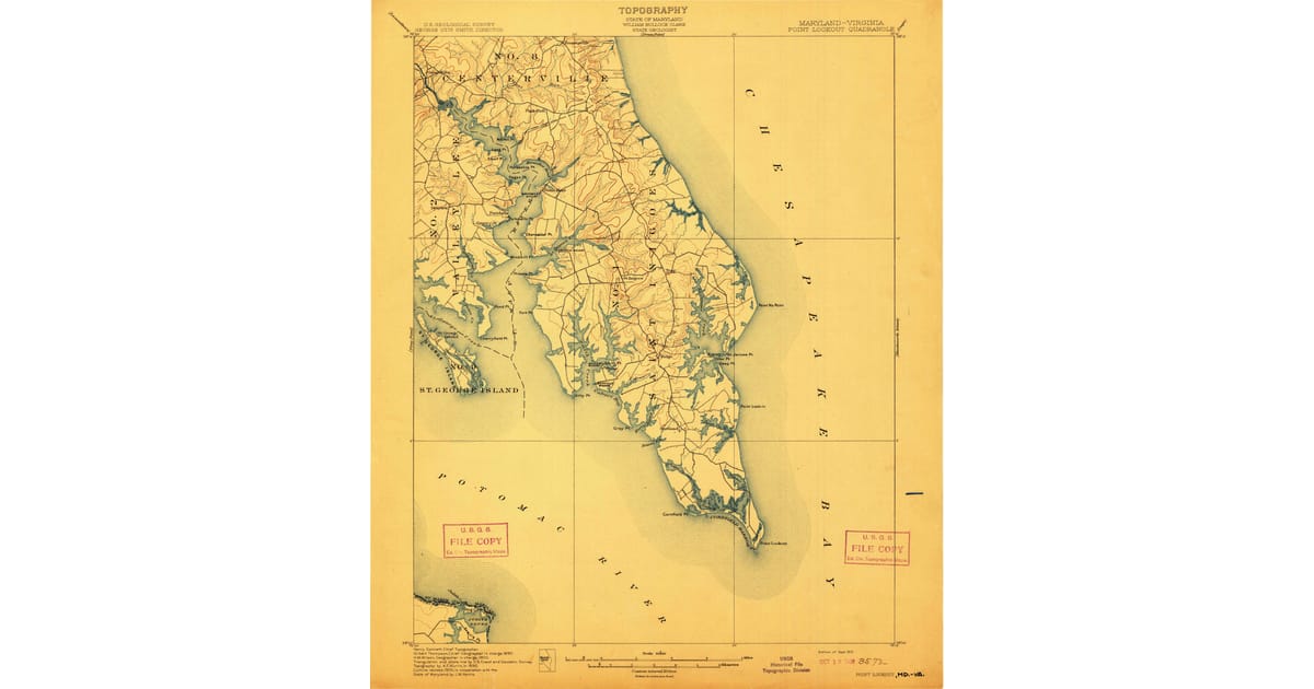 1910s Maps of Scotland, MD | Pastmaps