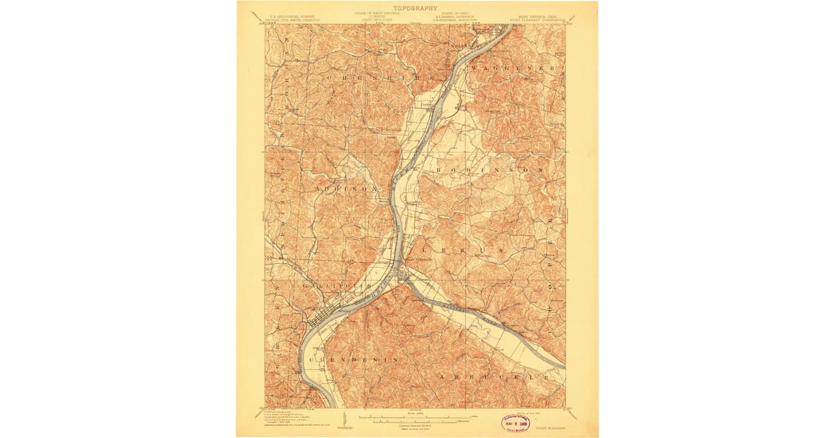 Old Maps of West Columbia, WV | Pastmaps
