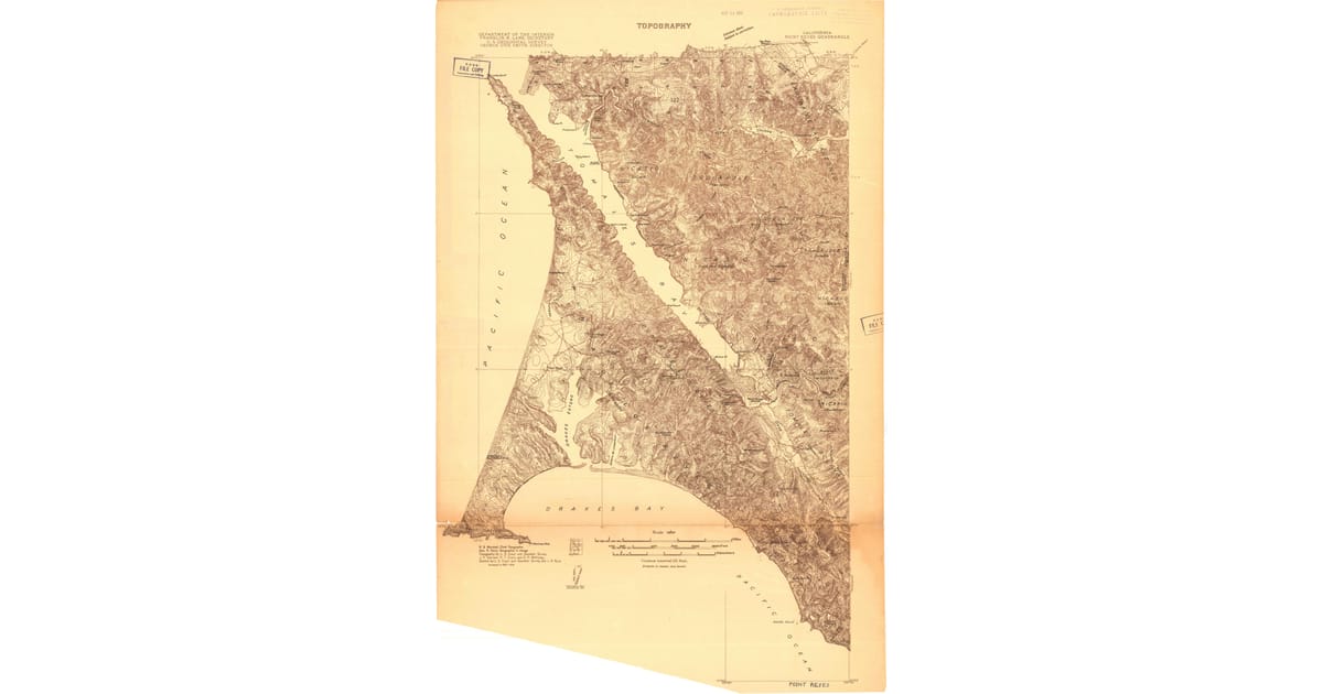 Old Maps of Inverness Park, CA | Pastmaps