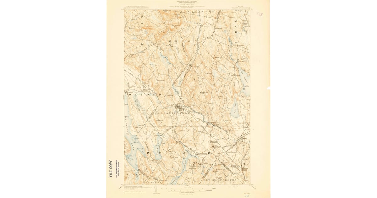 1900-1909 Maps of Otisfield, ME | Pastmaps