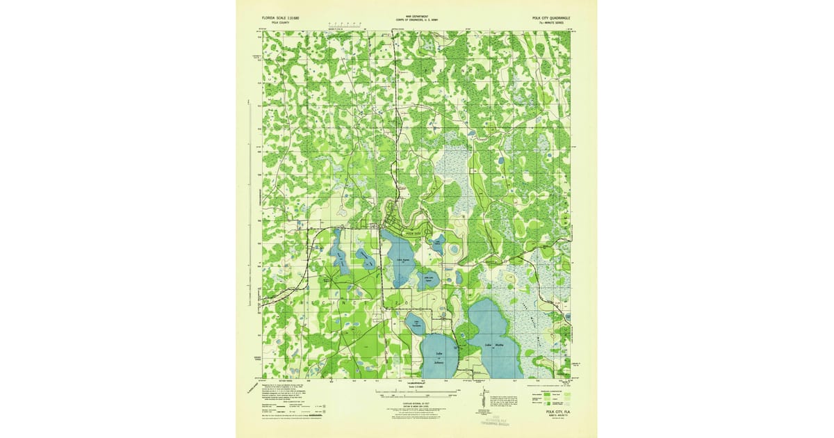 Old Maps of Lake Alfred, FL for Genealogy | Pastmaps