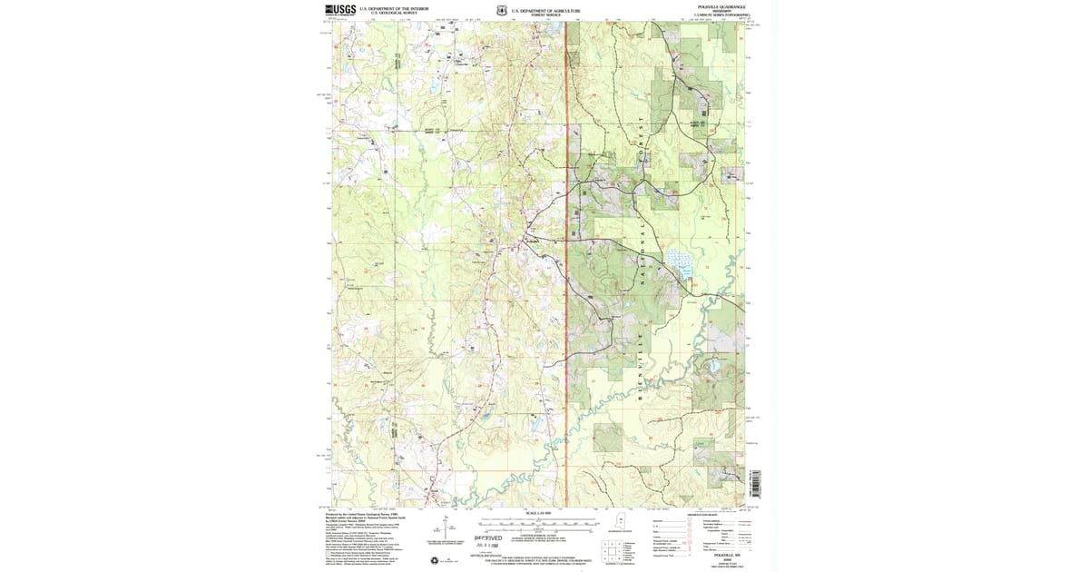 2000s (21st Century) Maps of Polkville, MS | Pastmaps