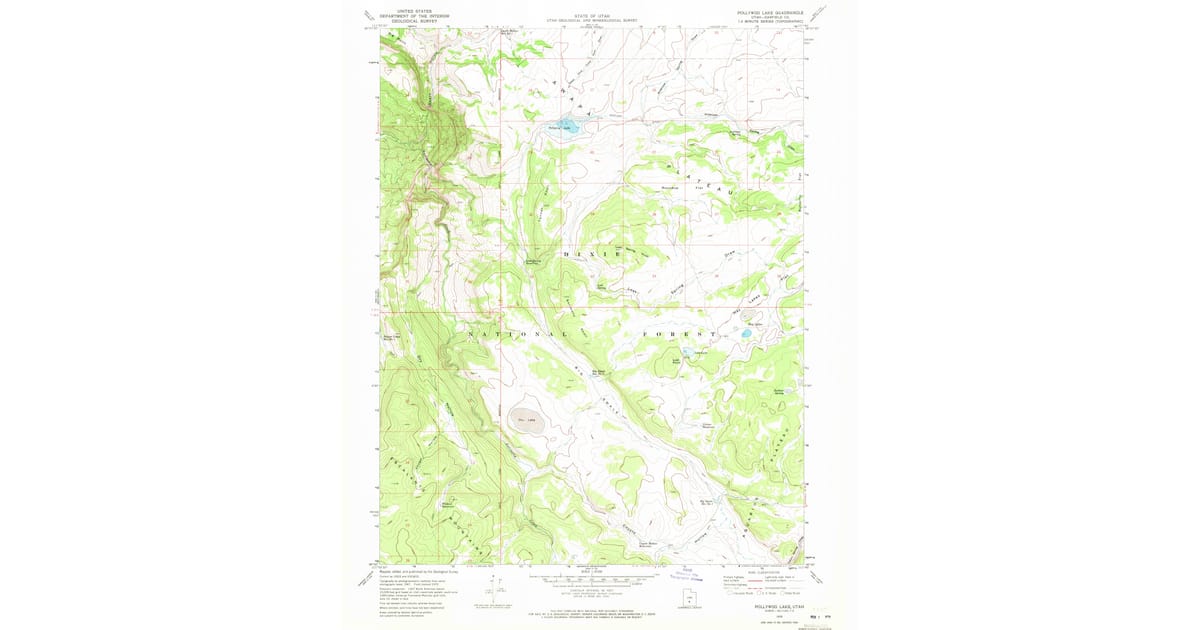 1970s Maps of Utah | Pastmaps
