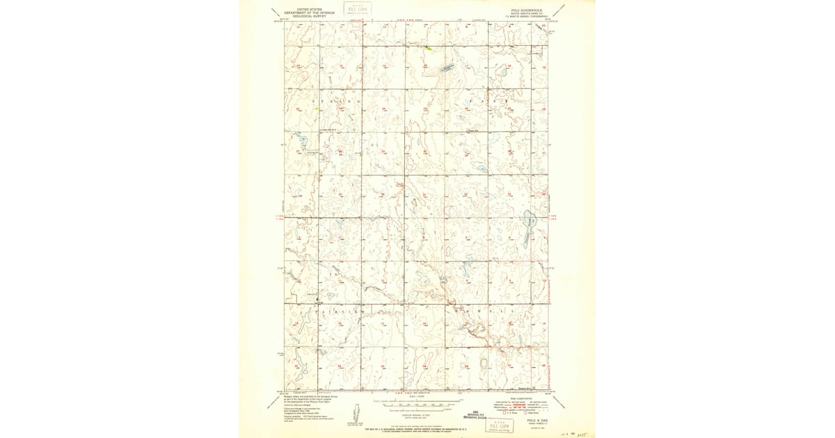 Old Historical Maps of Polo, SD | Pastmaps