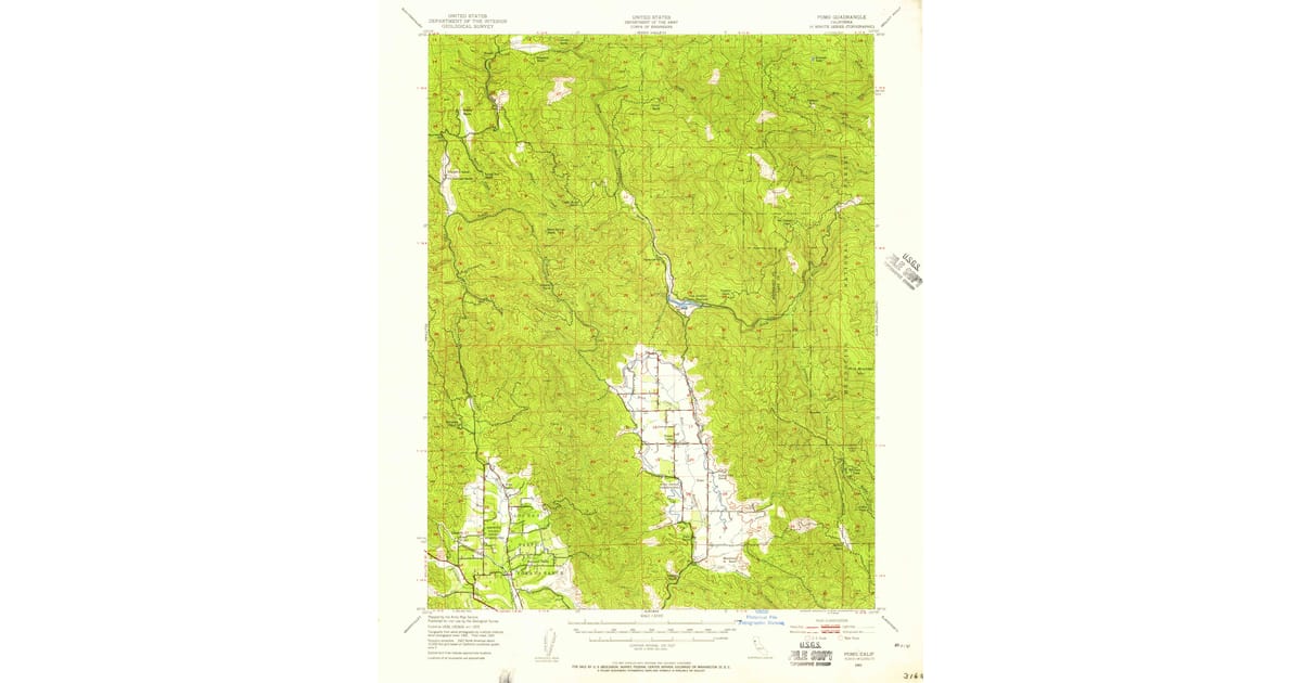 Old Maps of Potter Valley, CA | Pastmaps