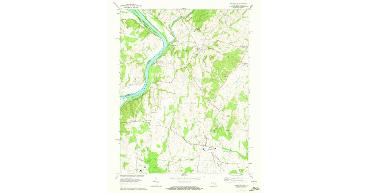 1970s Maps of Frederick County, MD | Pastmaps