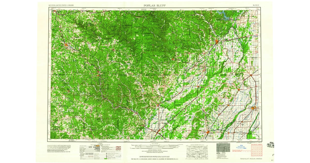 1960s Maps of Current View, AR | Pastmaps