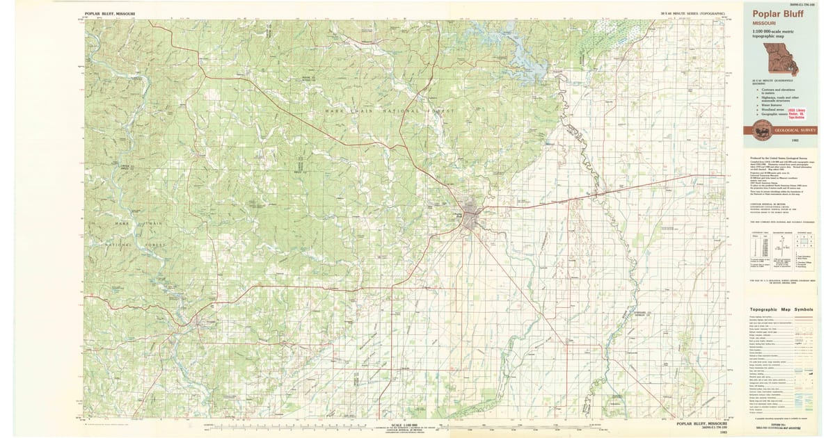1980s Maps of Chilton, MO | Pastmaps