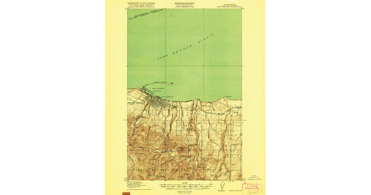 Old Historical Maps of Clallam County, WA | Pastmaps