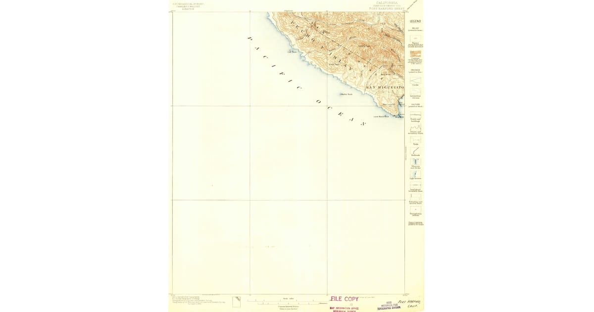Old Maps of San Luis Obispo County, CA | Pastmaps