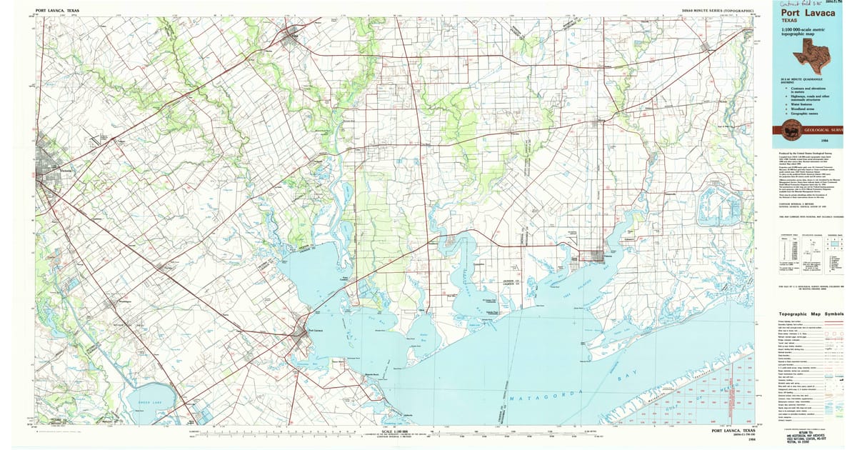 1980s Maps of El Campo Club Community, TX | Pastmaps