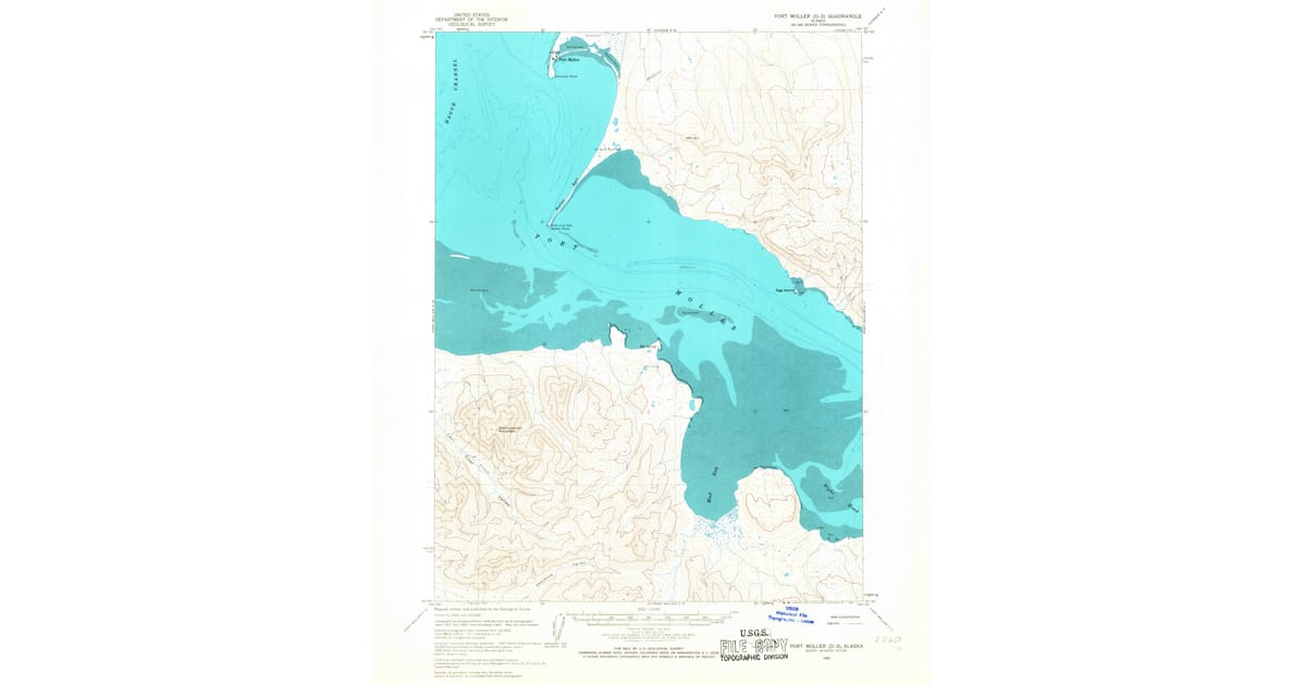 1960s Maps of Port Moller, AK | Pastmaps