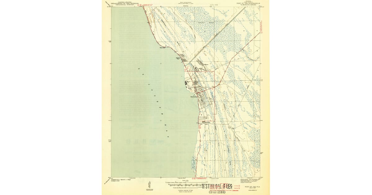 1900s (20th Century) Maps of Port Saint Joe, FL | Pastmaps
