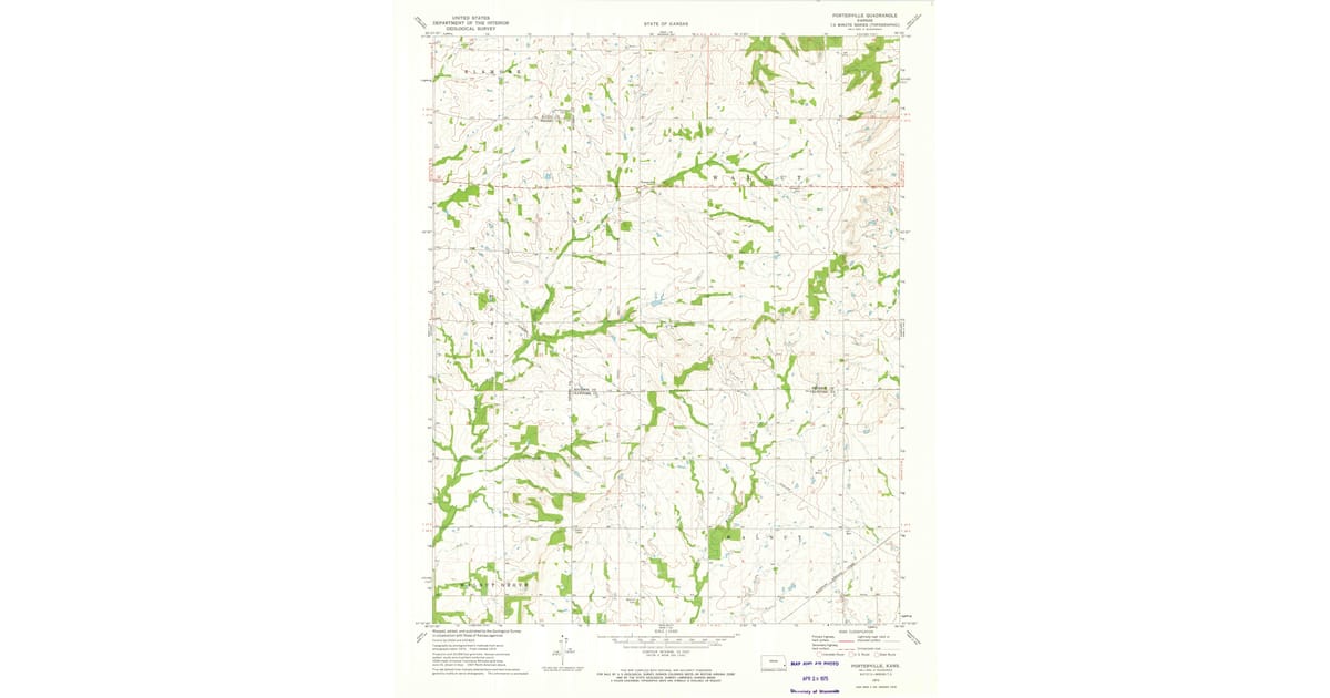1970s Maps of Bourbon County, KS | Pastmaps