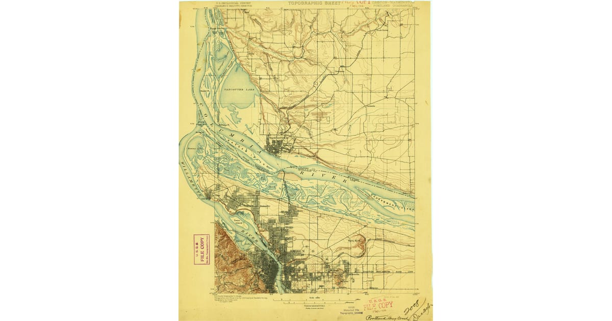 Old Maps of Clark County, WA for Genealogy | Pastmaps