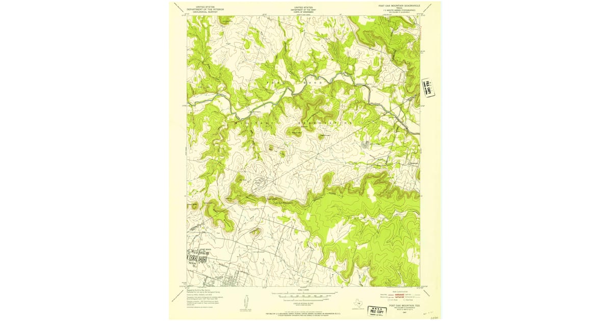 1940s Maps of Wainwright Heights, TX | Pastmaps
