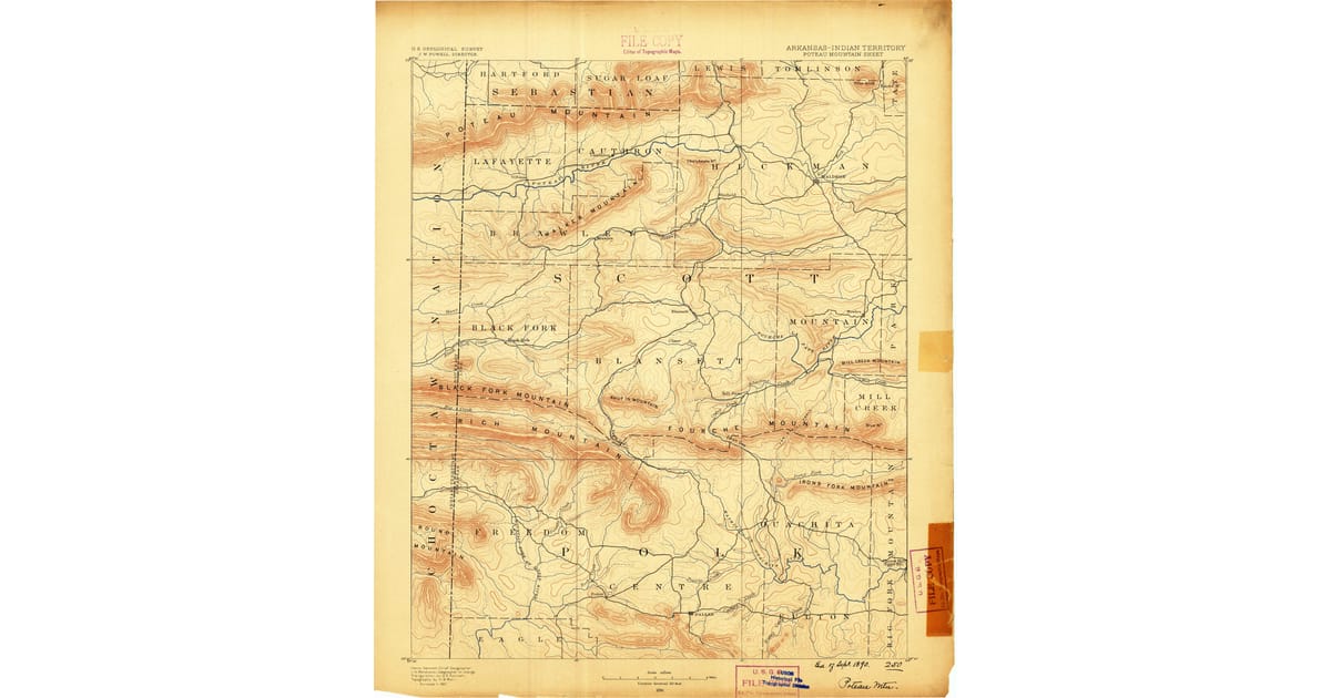 Old Maps of Dallas, AR | Pastmaps