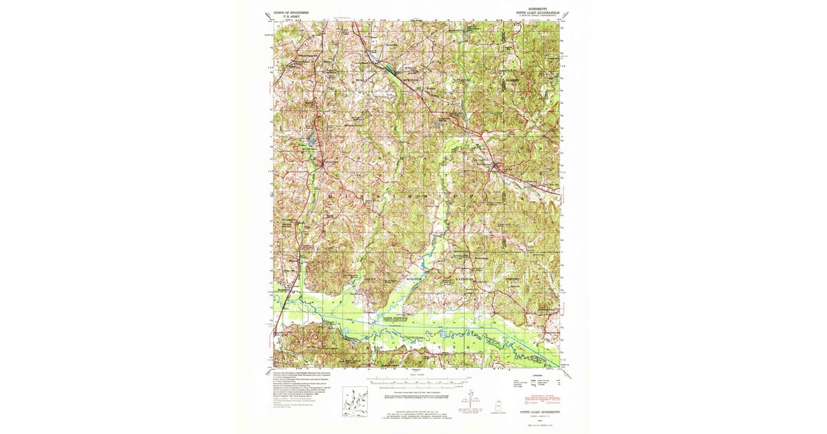 Old Maps of Bethlehem, MS for Genealogy | Pastmaps