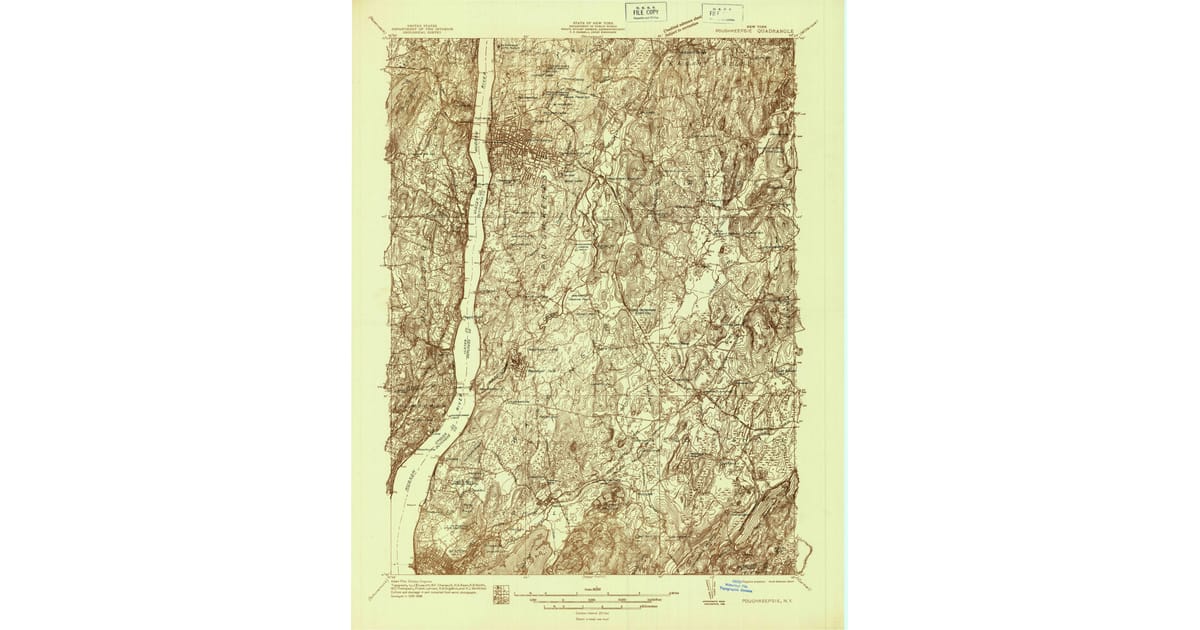 1930s Maps of Poughkeepsie, NY | Pastmaps