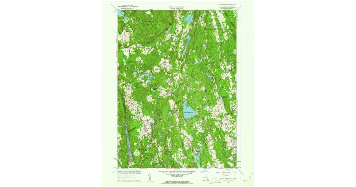 1960s Maps of Scotts Corners, Pound Ridge | Pastmaps