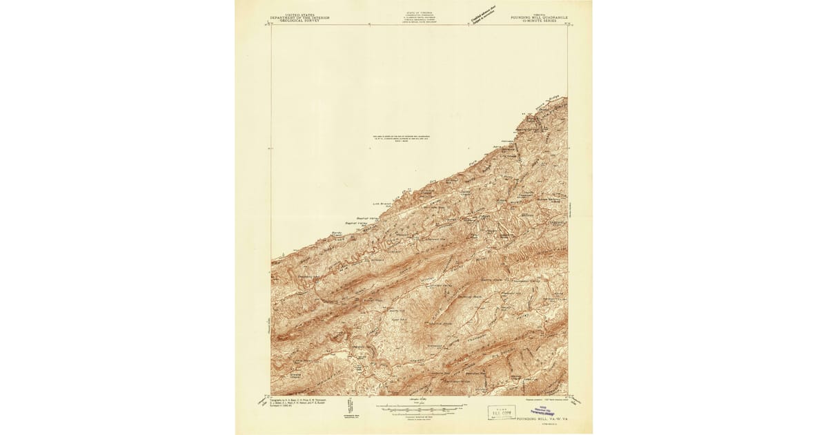 1940s Maps of Liberty, VA | Pastmaps