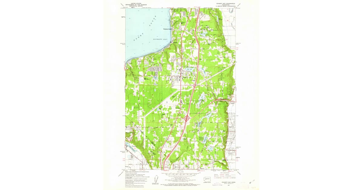 1960s Maps of Des Moines, WA | Pastmaps