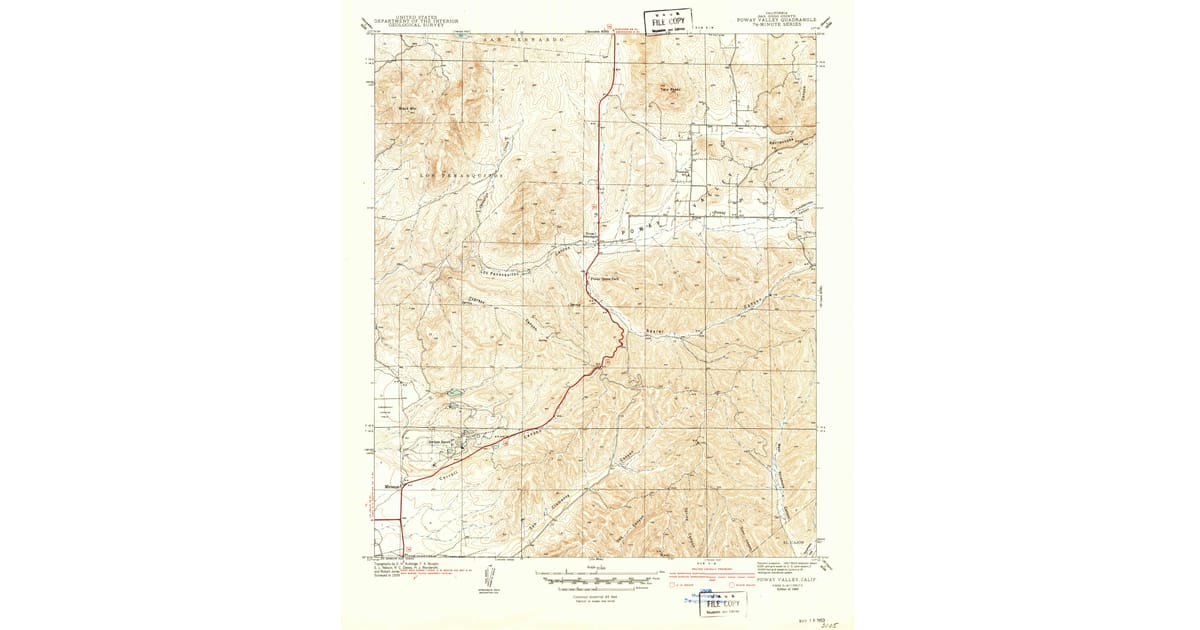1940s Maps of Holiday Estates, Poway | Pastmaps