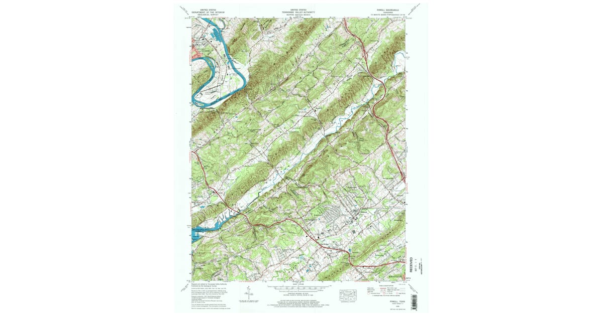 1970s Maps of Claxton, TN | Pastmaps